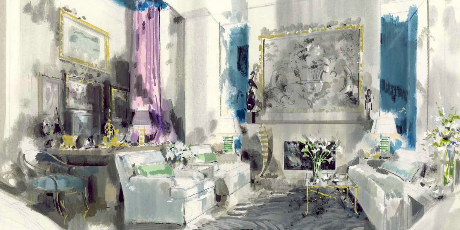 A Tribute to Impressionistic Interiors Illustrator Jeremiah Goodman ...