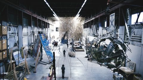 The Starn Twins’ Studio Is Bursting with Bamboo | 1stDibs