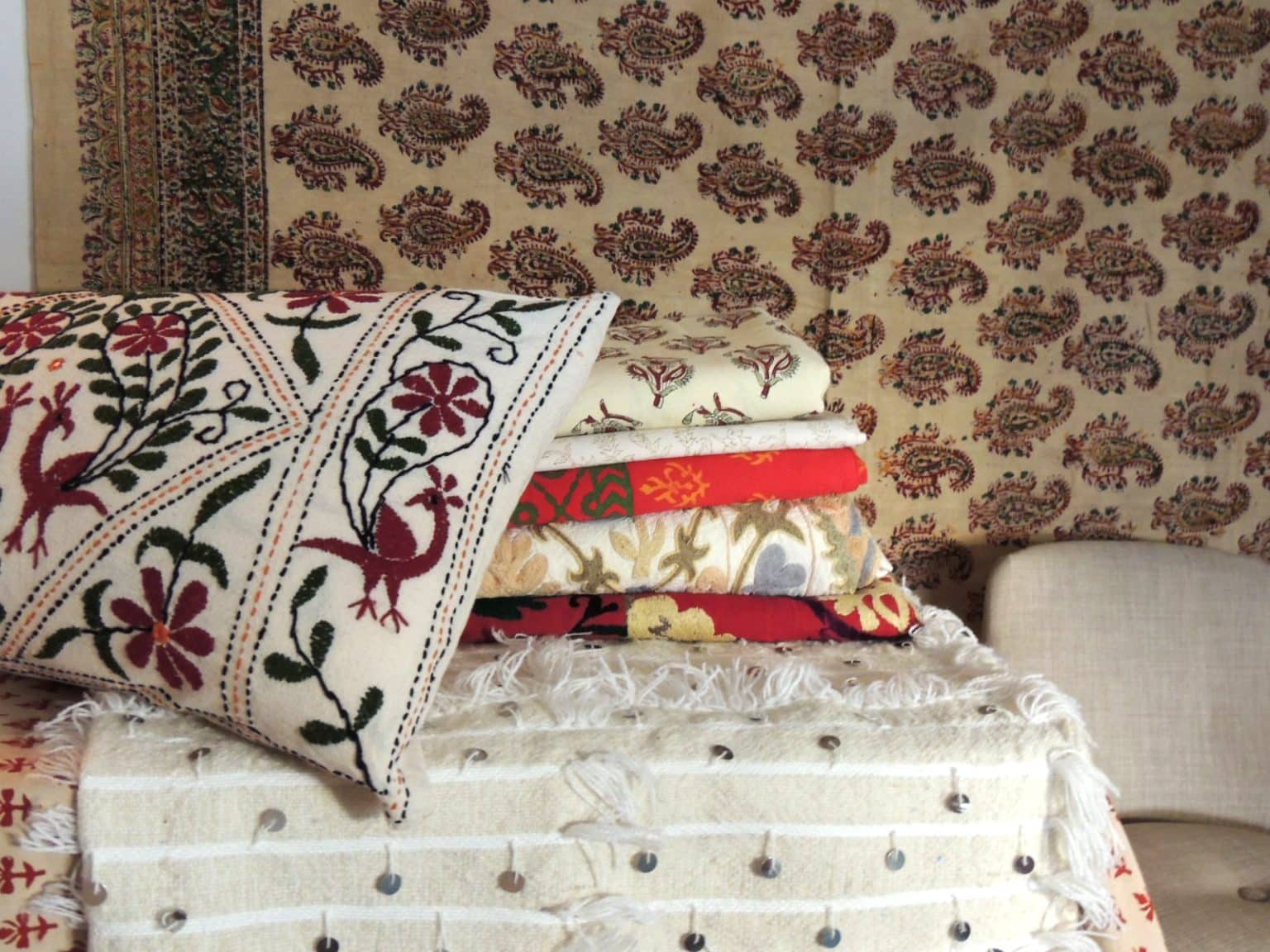 At Antique Textiles Galleries, Heirloom Fabrics Get Second Lives as ...