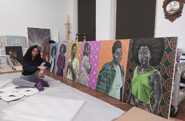 LaToya M. Hobbs Monumentalizes Black Women in Her Epic Portraits ...