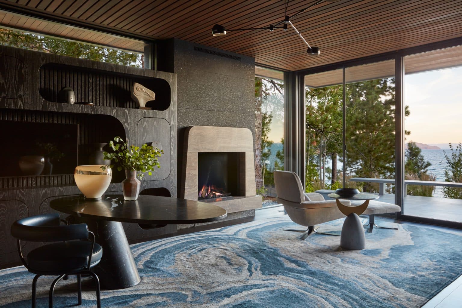 On Lake Tahoe's Sublime Shoreline, Jamie Bush Masterfully Blends Sleek ...