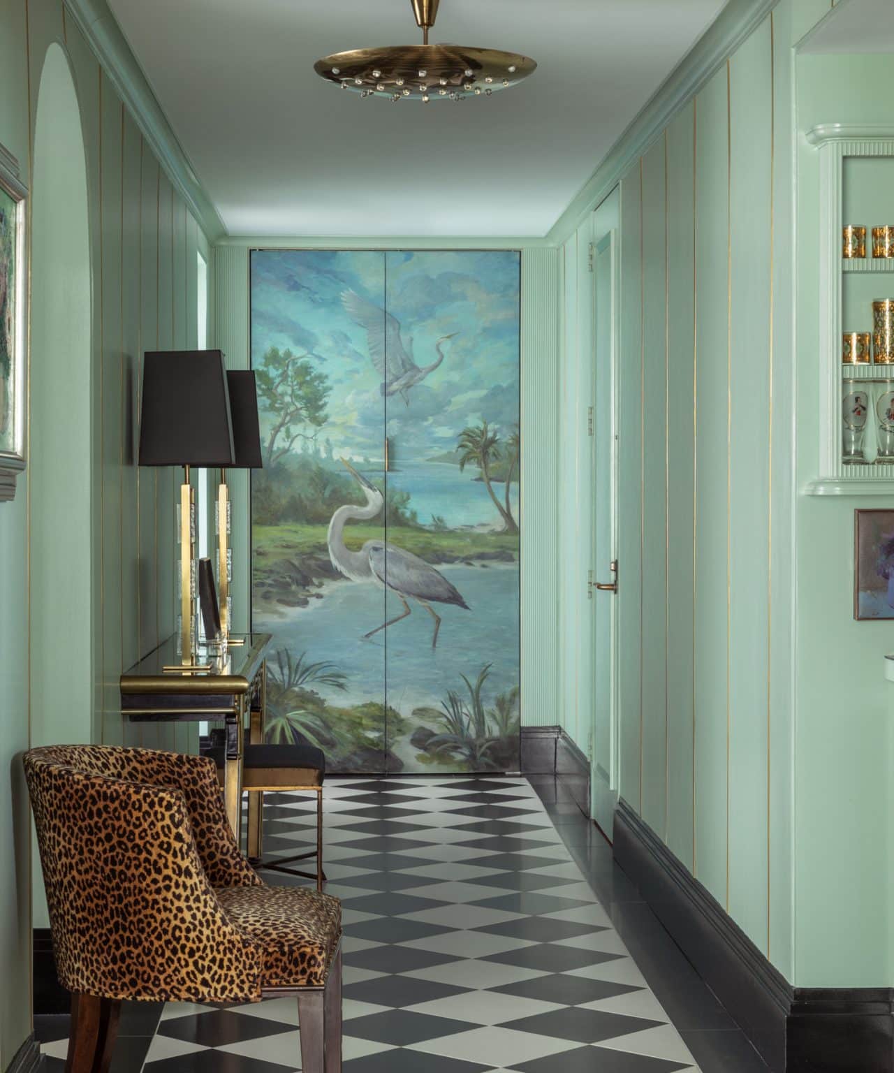 French Art Deco Meets Bermuda Style in This Glam Atlanta Apartment by ...