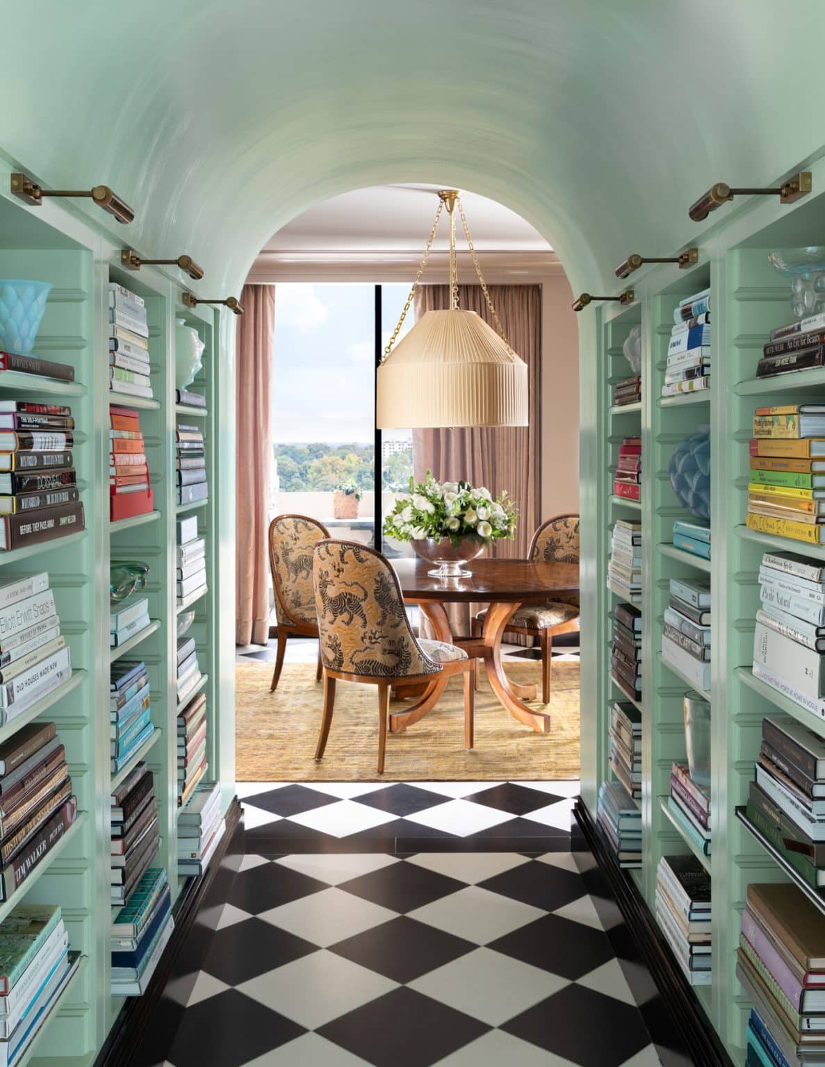 French Art Deco Meets Bermuda Style in This Glam Atlanta Apartment by ...