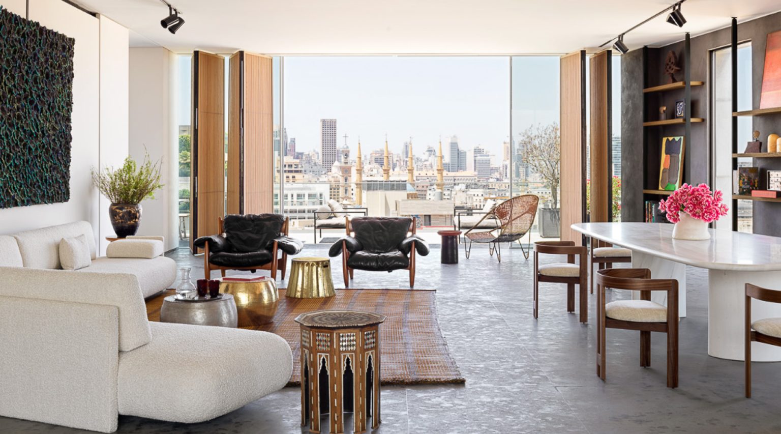 Step inside a Cosmopolitan Beirut Penthouse with Panoramic Views ...